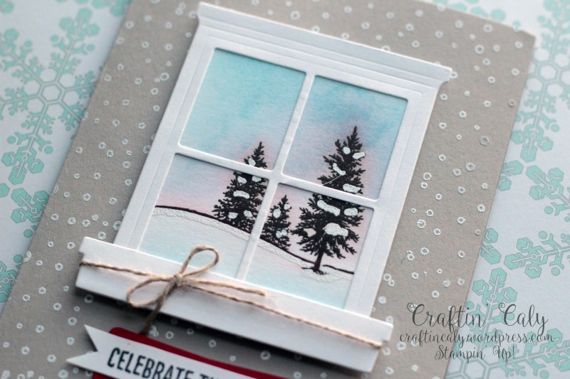 Winter Scene Window Card – Caly Person