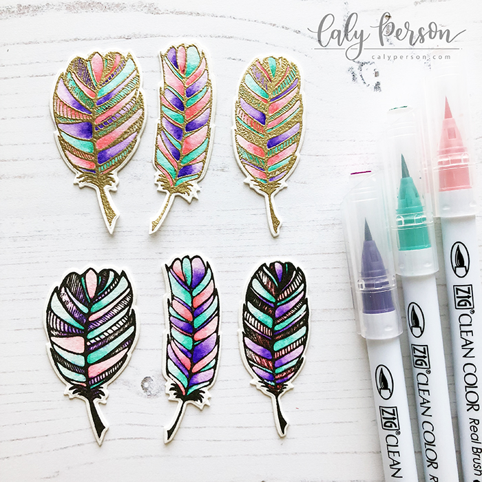 Lil’ Inker Designs – Fancy Feathers – Caly Person