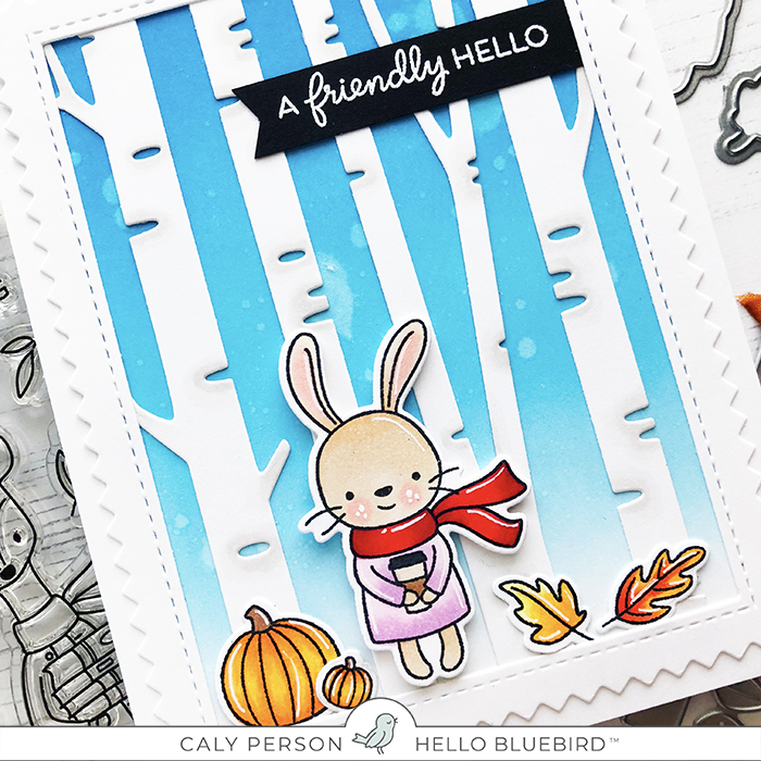 Hello Bluebird – Fall Friends – Caly Person