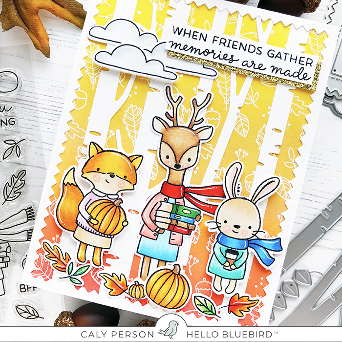 Hello Bluebird – Fall Friends – Caly Person