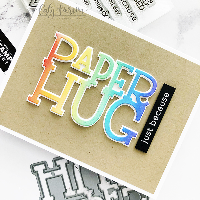 The Stamp Market – Paper Hugs & Hellos + GIVEAWAY – Caly Person
