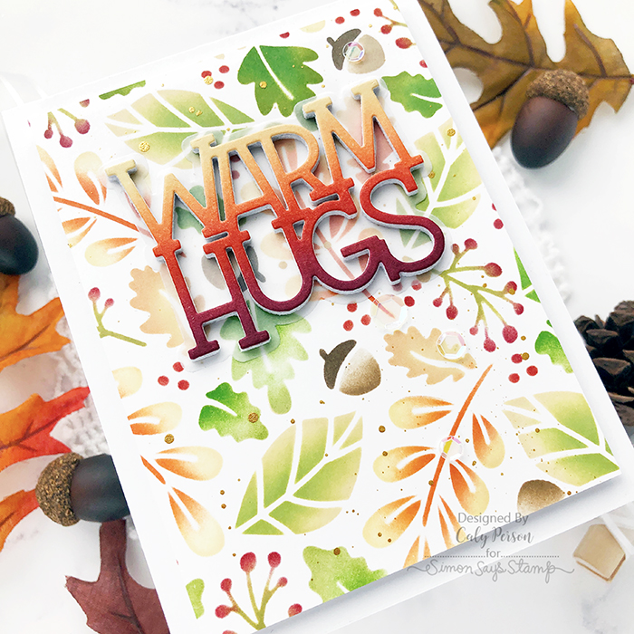 Simon Says Stamp – Make Merry Release – Falling Leaves Layering ...