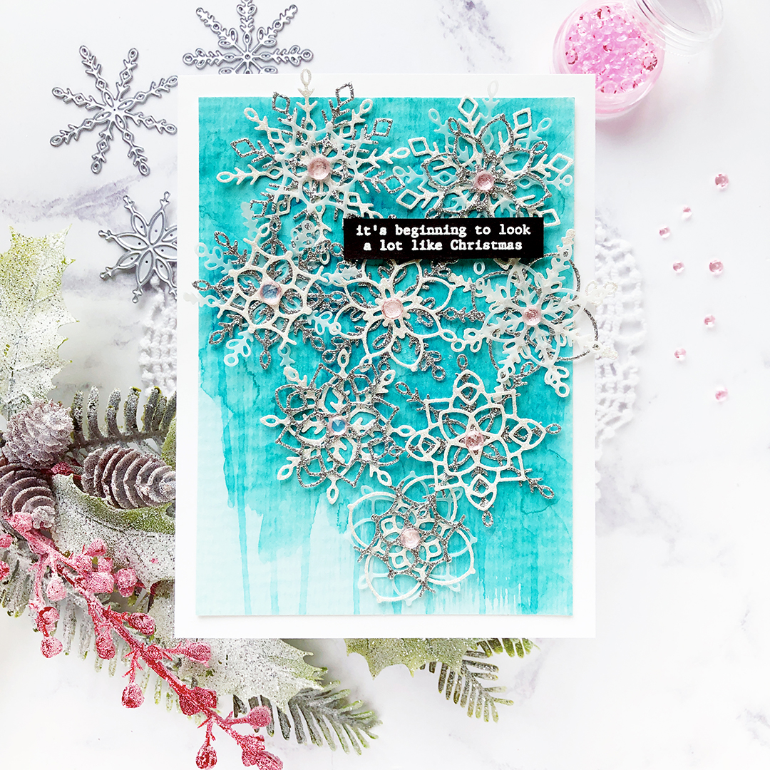 Pinkfresh Studio – Layered Snowflakes – Caly Person