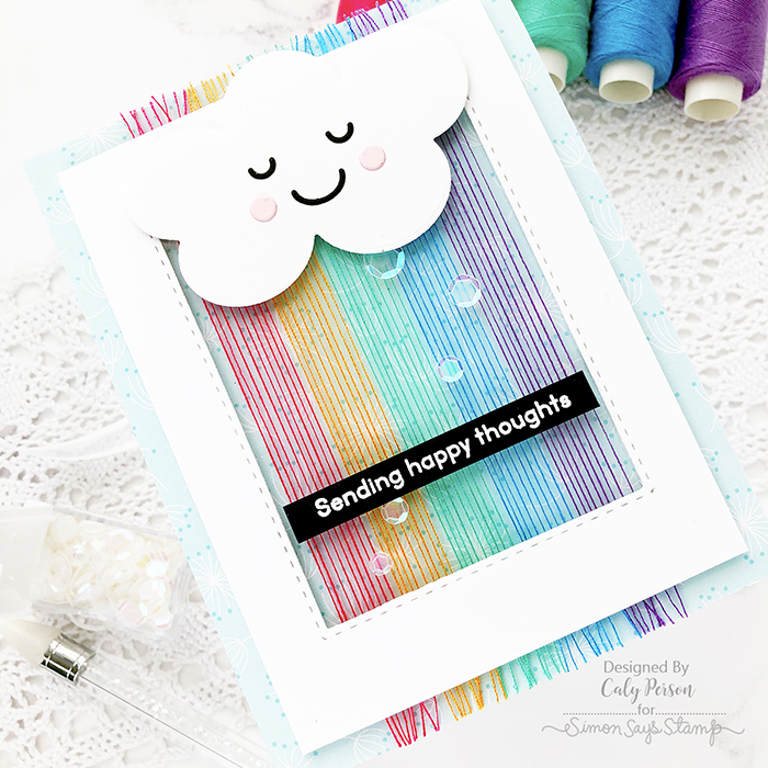 Rainbow Thread Card – Caly Person