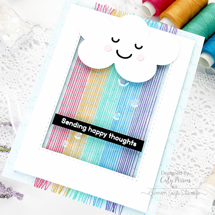 Rainbow Thread Card – Caly Person