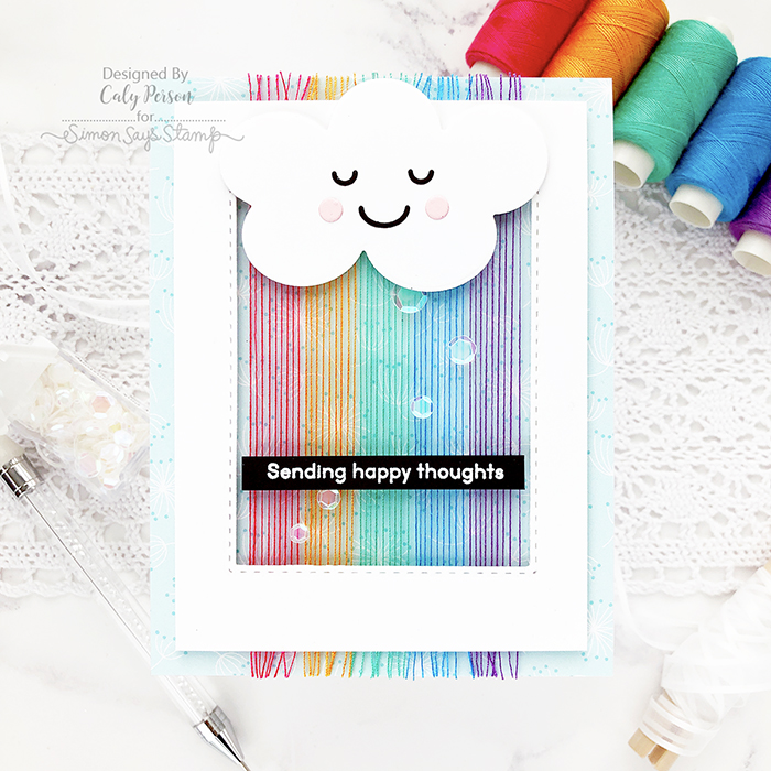 Rainbow Thread Card – Caly Person