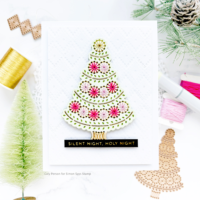 Spellbinders – Stitchmas Tree – Caly Person