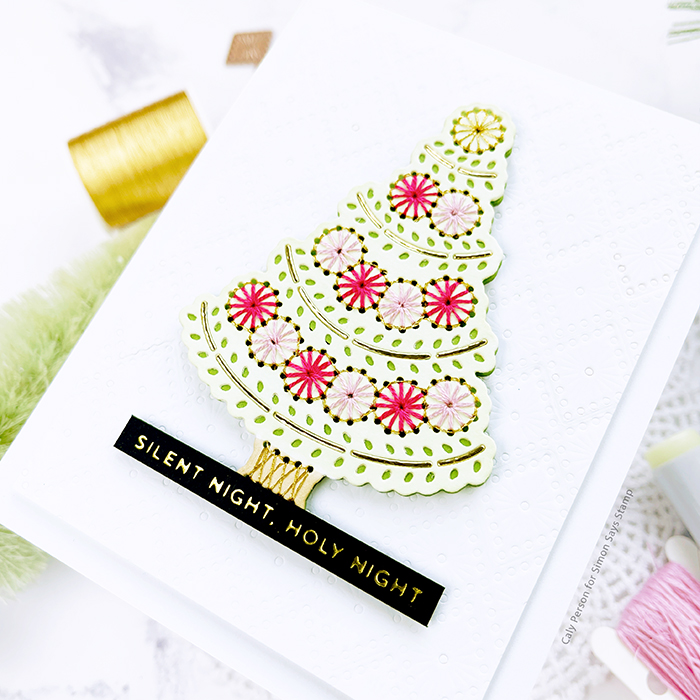 Spellbinders – Stitchmas Tree – Caly Person