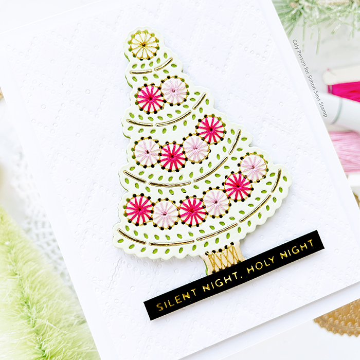 Spellbinders – Stitchmas Tree – Caly Person