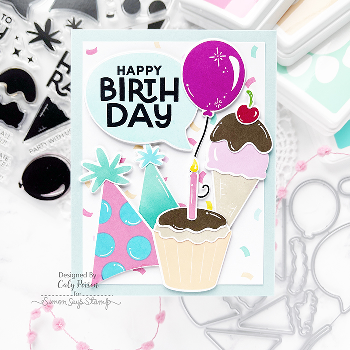 Simon Says Stamp – Time to Party – Caly Person