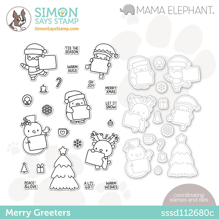 Mama Elephant STAMPtember® 2022 Exclusive – Merry Greeters – Caly Person