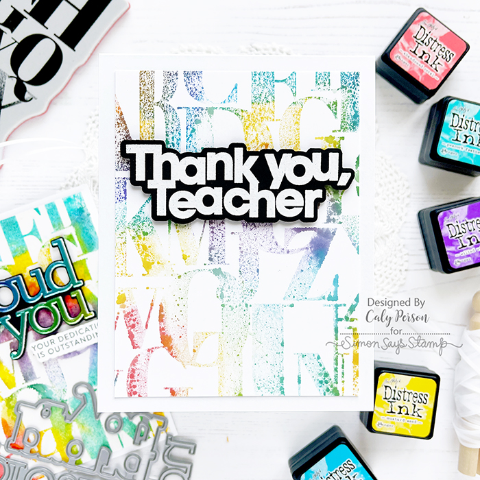 Simon Says Stamp – Mixed Alphas – Caly Person