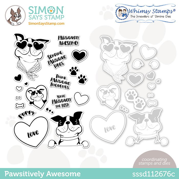 Whimsy Stamps STAMPtember® 2022 Exclusive – Pawsitively Awesome – Caly ...