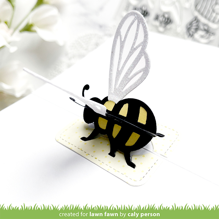 Lawn Fawn – Inspiration Week – Pop-Up Bee – Caly Person