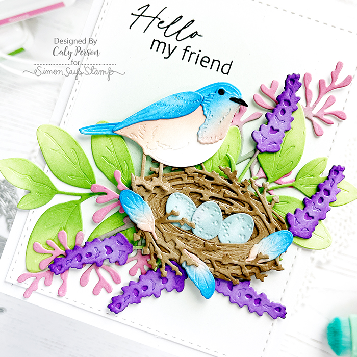 Honey Bee Stamps – Spring Bird’s Nest – Caly Person