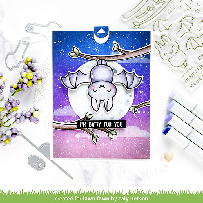 Lawn Fawn – Inspiration Week – Batty For You – Caly Person