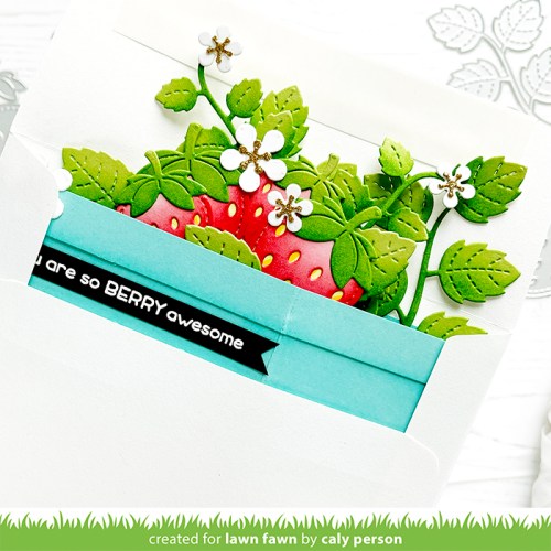 Lawn Fawn – Strawberry Basket Box Card – Caly Person