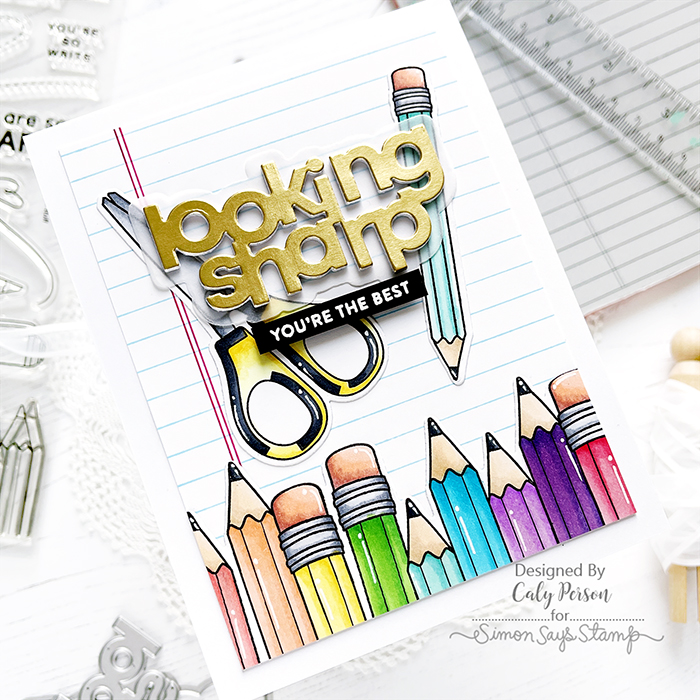 Simon Says Stamp – Looking Sharp – Caly Person