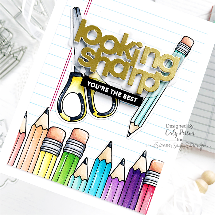 Simon Says Stamp – Looking Sharp – Caly Person