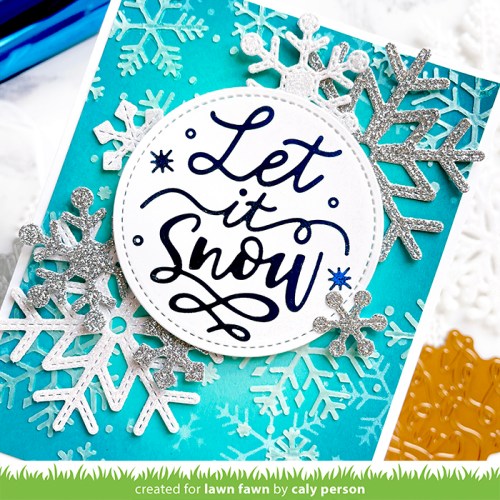 Lawn Fawn – Inspiration Week – Foiled Sentiments – Caly Person