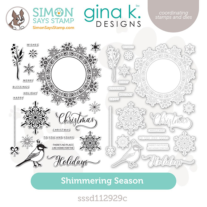 STAMPtember® Gina K. Designs – Shimmering Season – Caly Person