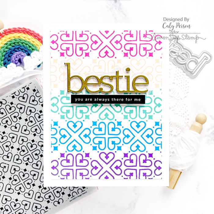 Simon Says Stamp – Regal Hearts – Caly Person