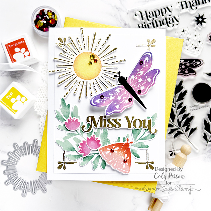 Simon Says Stamp – May 2024 Card Kit – Celestial Wishes – Caly Person