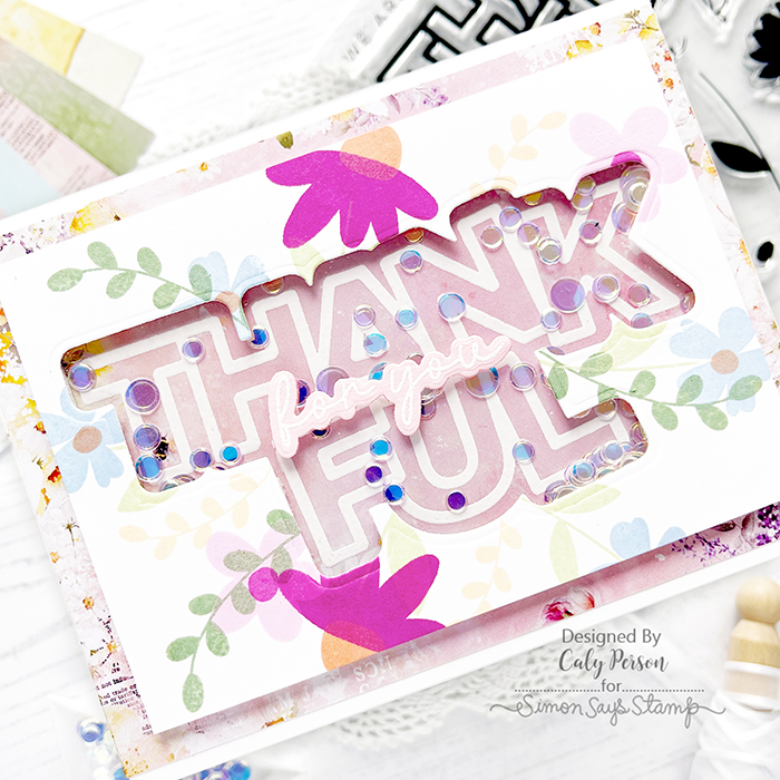 Simon Says Stamp – Chunky Thankful Greetings – Caly Person