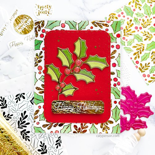 Pink & Main – Holly Background – Caly Person