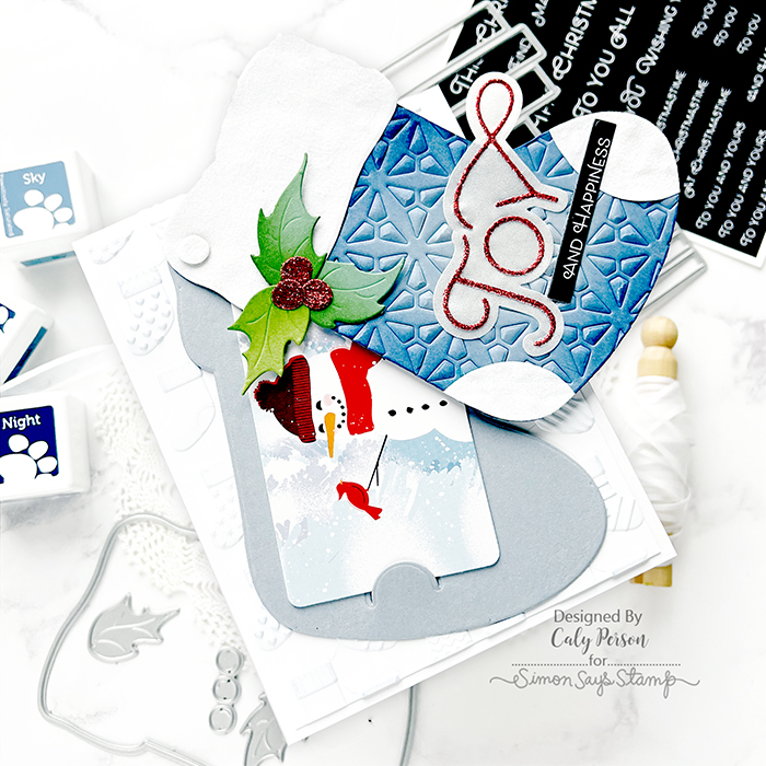 Simon Says Stamp – DieCember® 2024 -Stocking Gift Card Holder – Caly Person