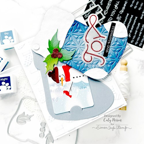 Simon Says Stamp – DieCember® 2024 -Stocking Gift Card Holder – Caly Person