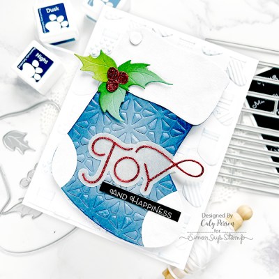 Simon Says Stamp – DieCember® 2024 -Stocking Gift Card Holder – Caly Person