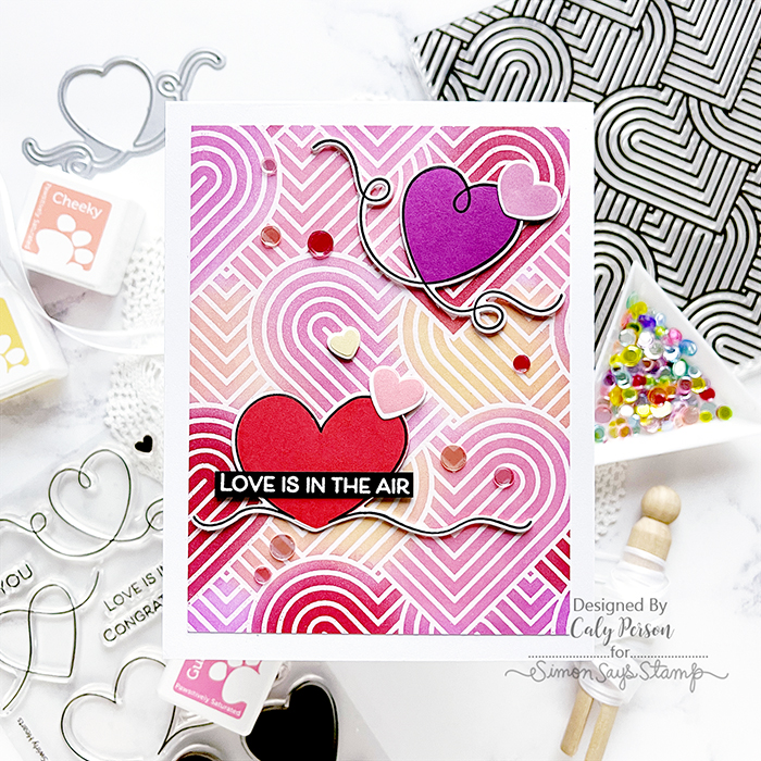 Simon Says Stamp – Tucked Hearts – Caly Person