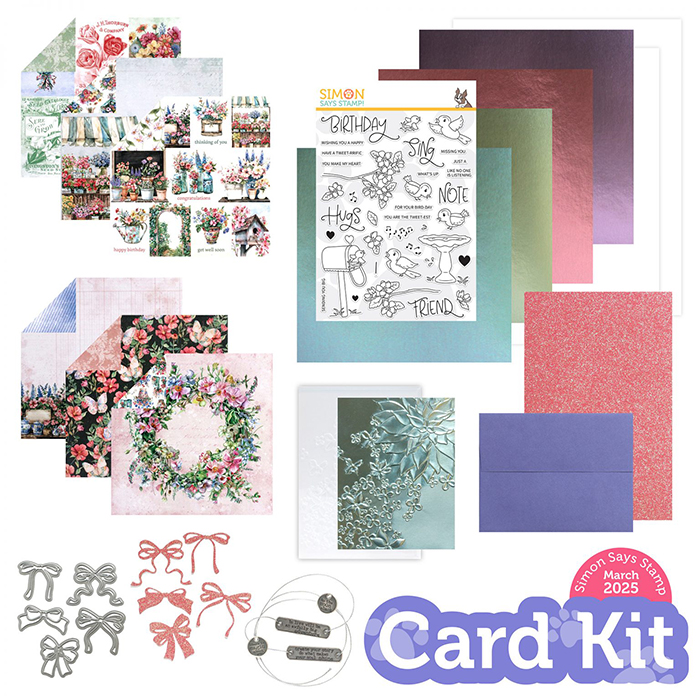 Simon Says Stamp – March 2025 Card Kit – Tweet Friend – Caly Person